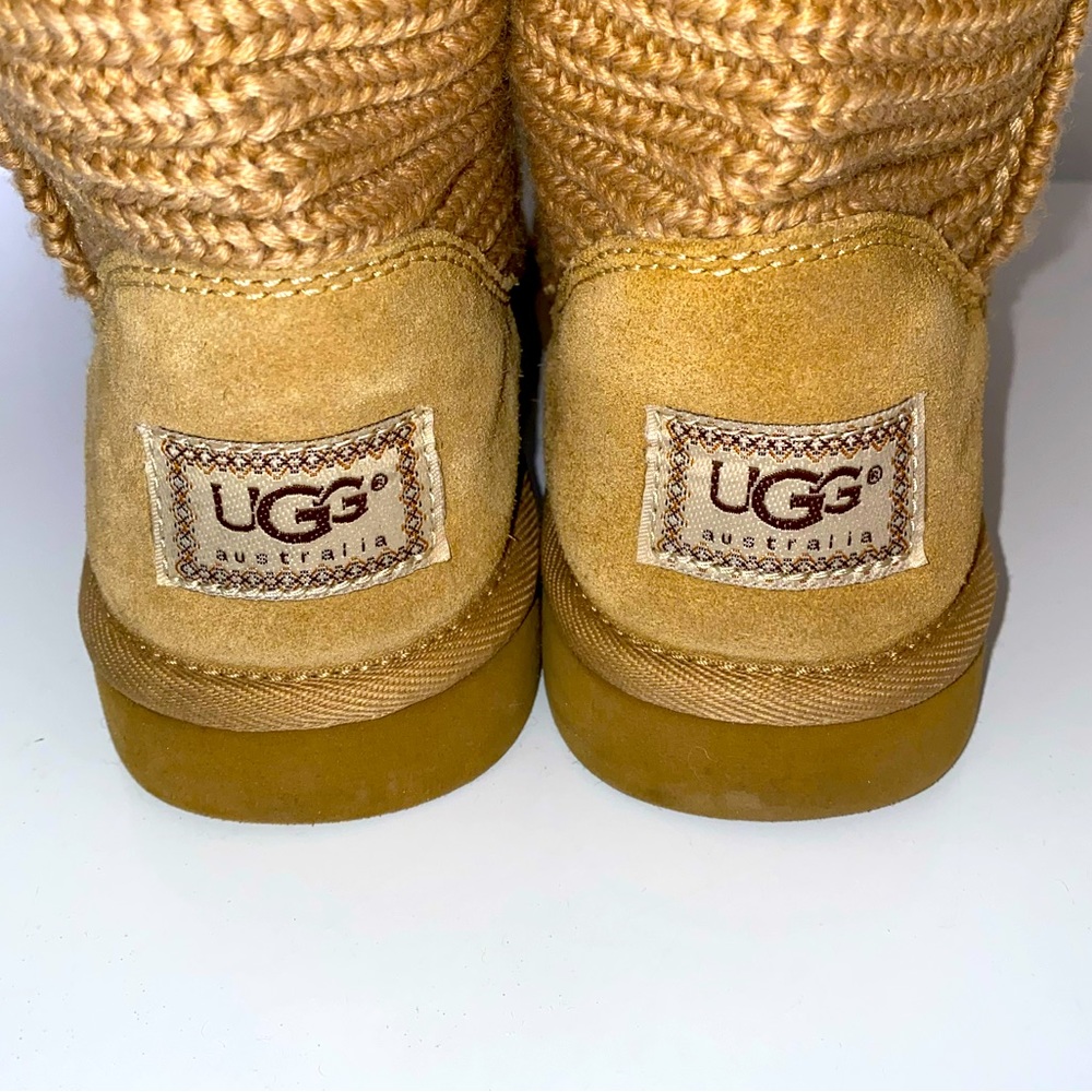 Uggs Crochet Shoes Ugg Boots Rare Size 7 Ugg Knit Boo… - Gem